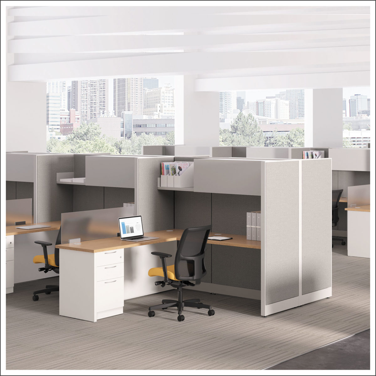 Acoustical Ceiling Grid Canopies | Trader Boys Office Furniture
