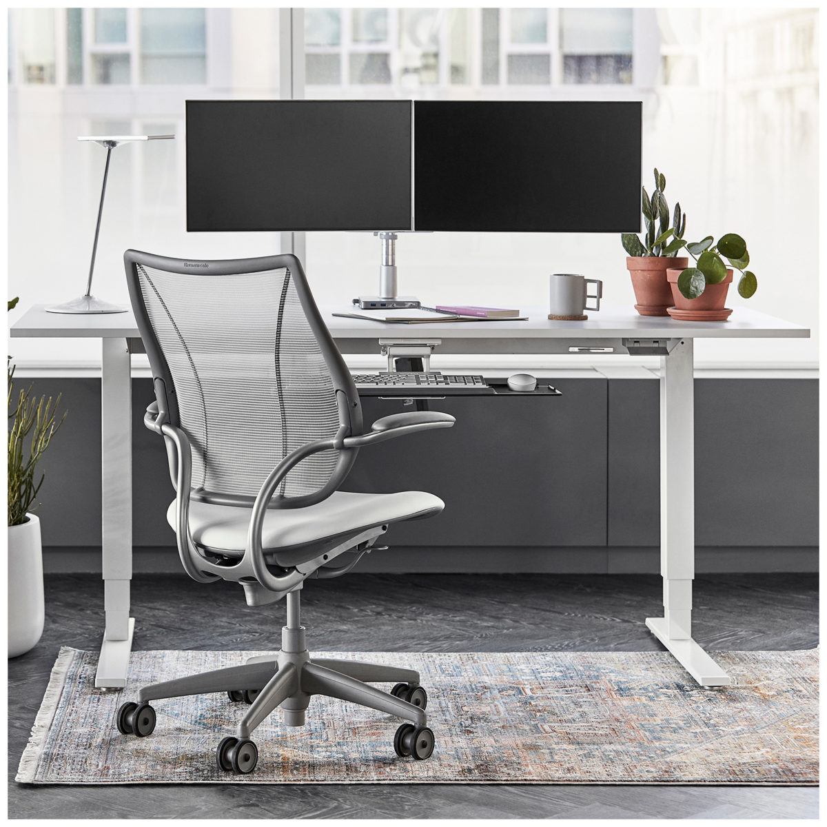 Humanscale Sit Stand Float Table | Trader Boys Office Furniture